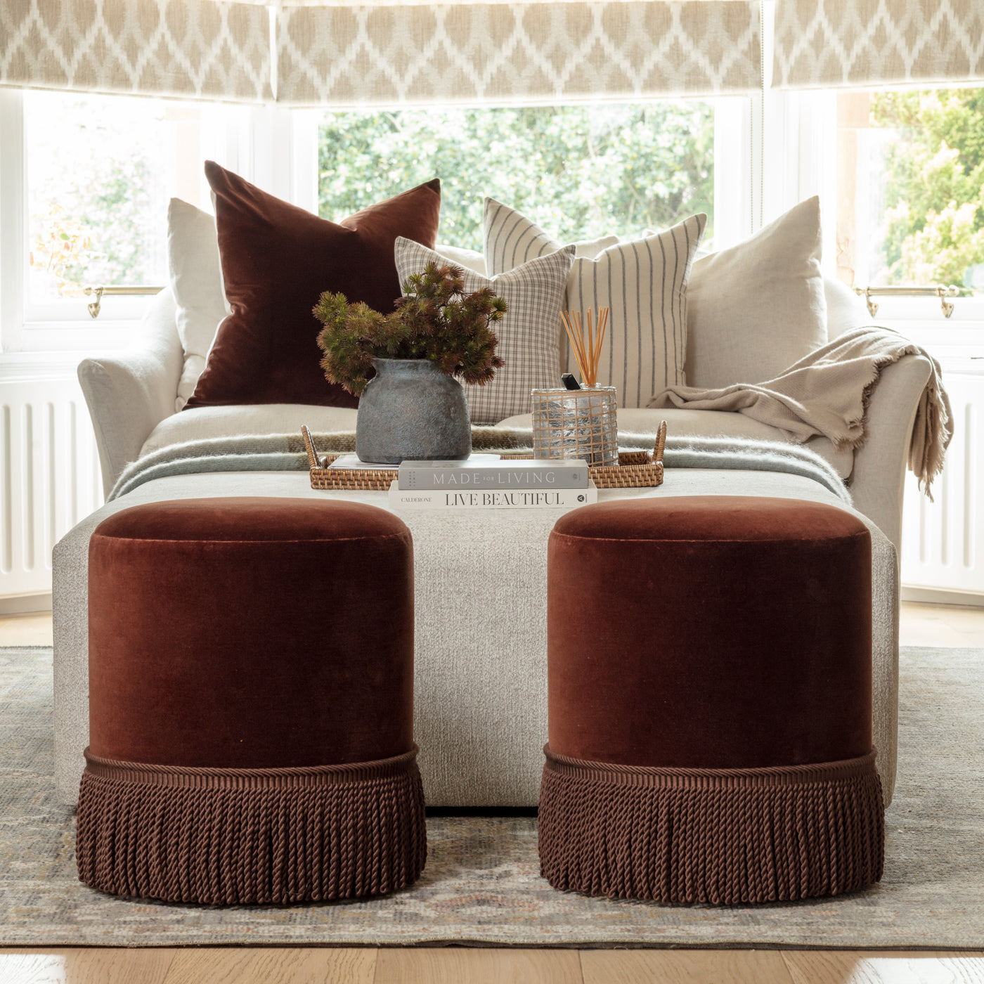 Studio LBI Shop | Footstools | Morris Fringe Stool – studiolbi